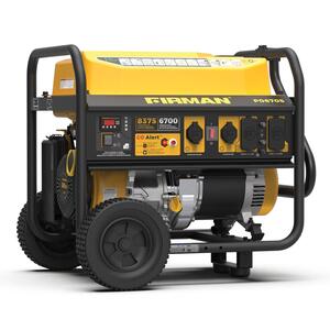 Firman Power Equipment 8,350/6,700 Watts Recoil Start 120/240 Volt ...
