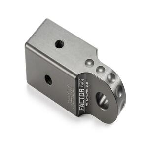 Factor 55 Gray Aluminum Single Anodized 3in Receiver Hitch Mount Rated ...