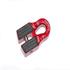 Factor 55 8,000lbs Red Aluminum 1/2in to 3/4in Shackles D-Rings Load ...