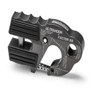 Factor 55 16,000lbs Gray Aluminum Single with 5/8in Diameter Double ...