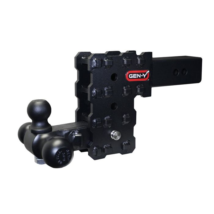 Gen-Y Hitch Phantom-X 2 1/2in Solid Shank 5in Drop 1,600lbs Tongue ...