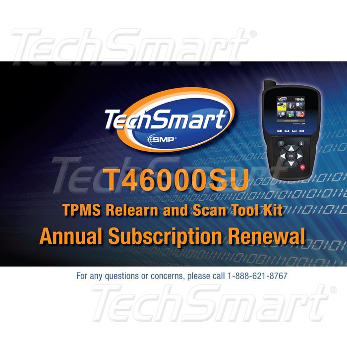TechSmart Software Update for T46000 Tire Pressure Monitoring System Programing Scan Tool