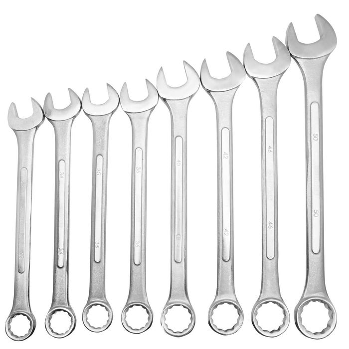 OEMTOOLS 33mm to 50mm Combination Jumbo Wrench 8 Piece