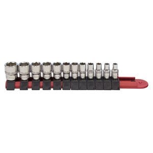 OEMTOOLS 1/4in Drive Metric Socket Set 12 Piece