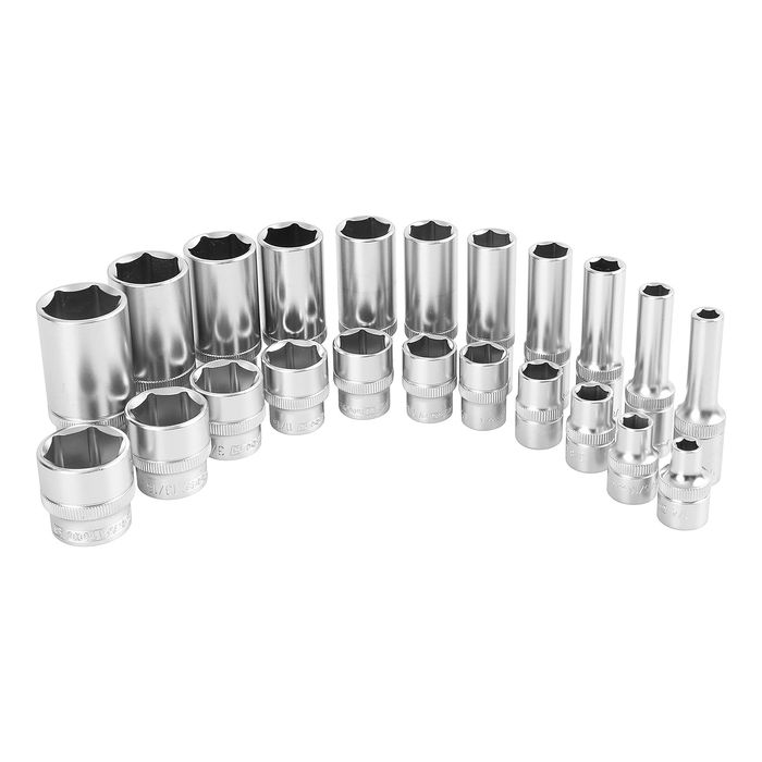 OEMTOOLS 3/8in Drive SAE Socket Set 22 Piece