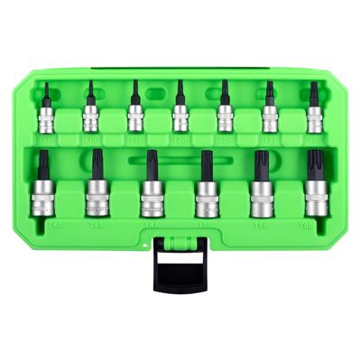 OEMTOOLS Magnetic Star Bit Socket Set 13 Piece