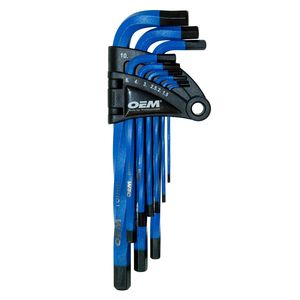 OEMTOOLS Tornado Hex Key Metric Set 9 Piece