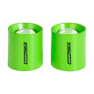OEM Tools Mini Button Green LED Light 2 Pack