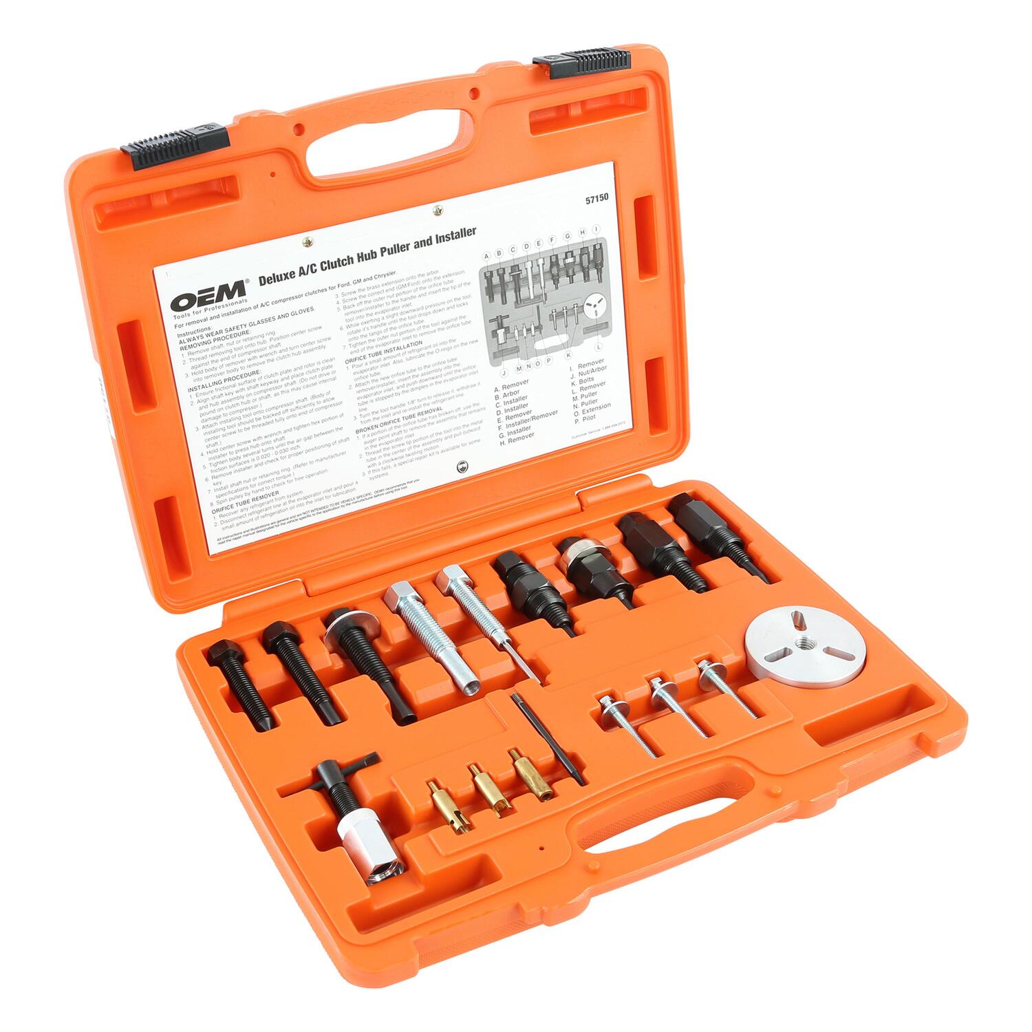 OEMTOOLS A/C Clutch Hub Puller and Installer Kit