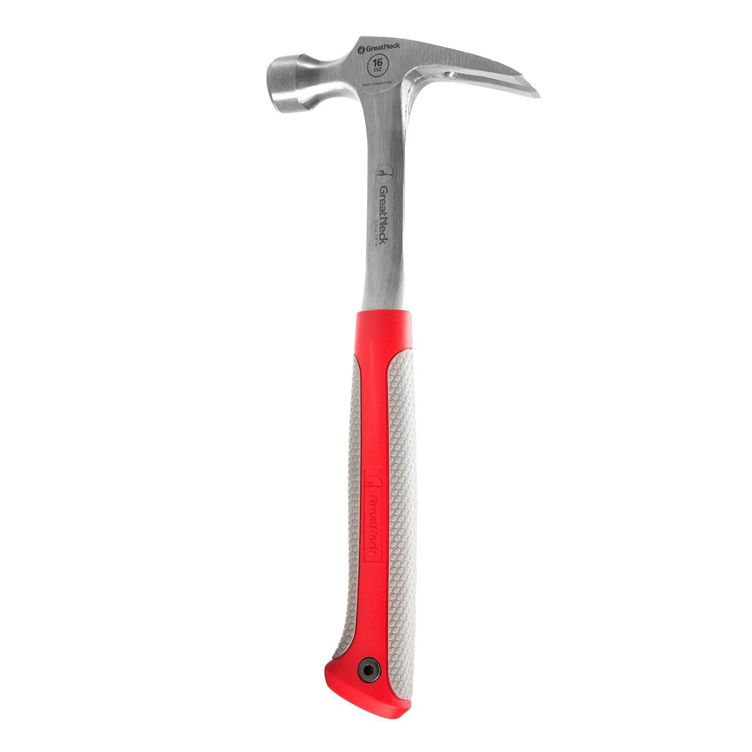 Great Neck 16oz Solid Steel Straight Claw Hammer