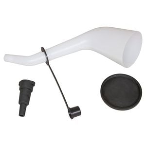 Lisle Offset Funnel with Spout Cap and Lid