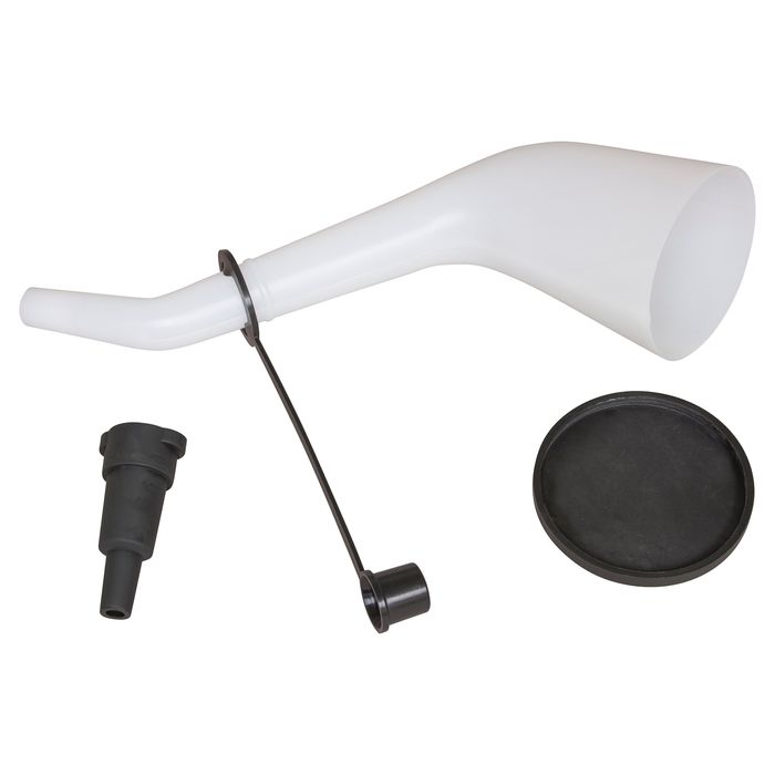 Lisle Offset Funnel with Spout Cap and Lid