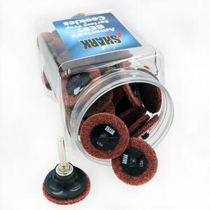 Shark Industries 2in Medium Surface Conditioning Disc in Jar 50 Piece