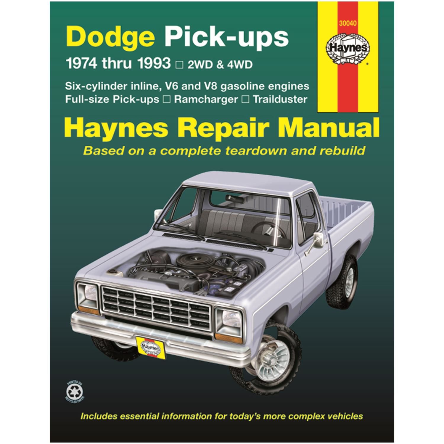 Haynes Vehicle Repair Manual 30040