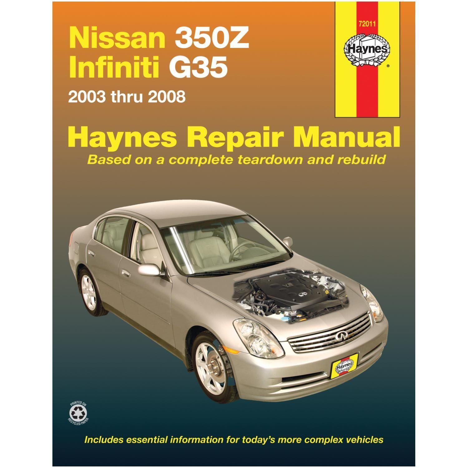 Haynes Vehicle Repair Manual 72011