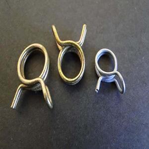 Helix Racing Products 5/16in Clamping Range Double Wire Style Zinc ...