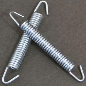 Helix Racing Products 100mm Length Zinc Plated Steel Exhaust Spring ...