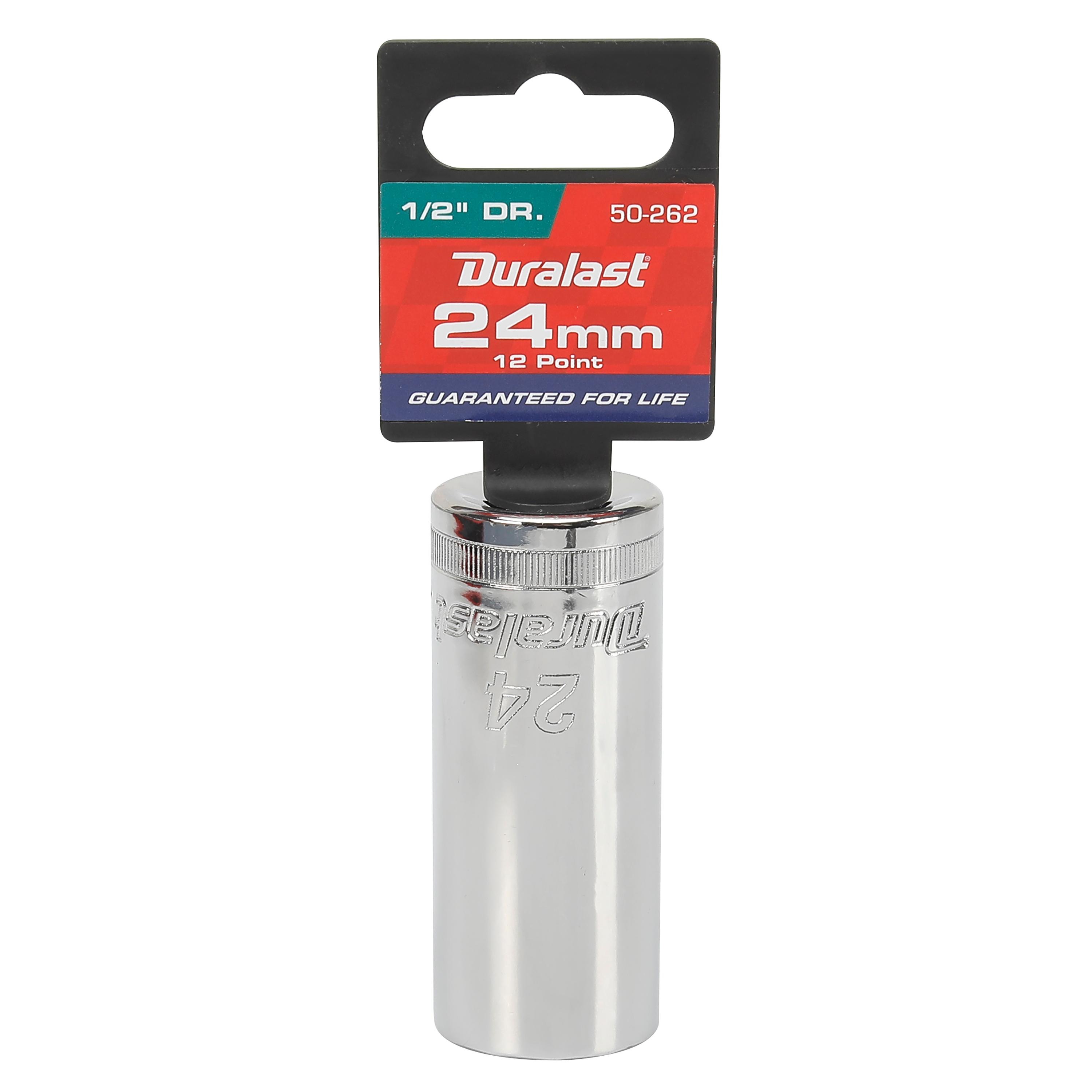 Duralast 1/2in Drive 24mm Deep Socket