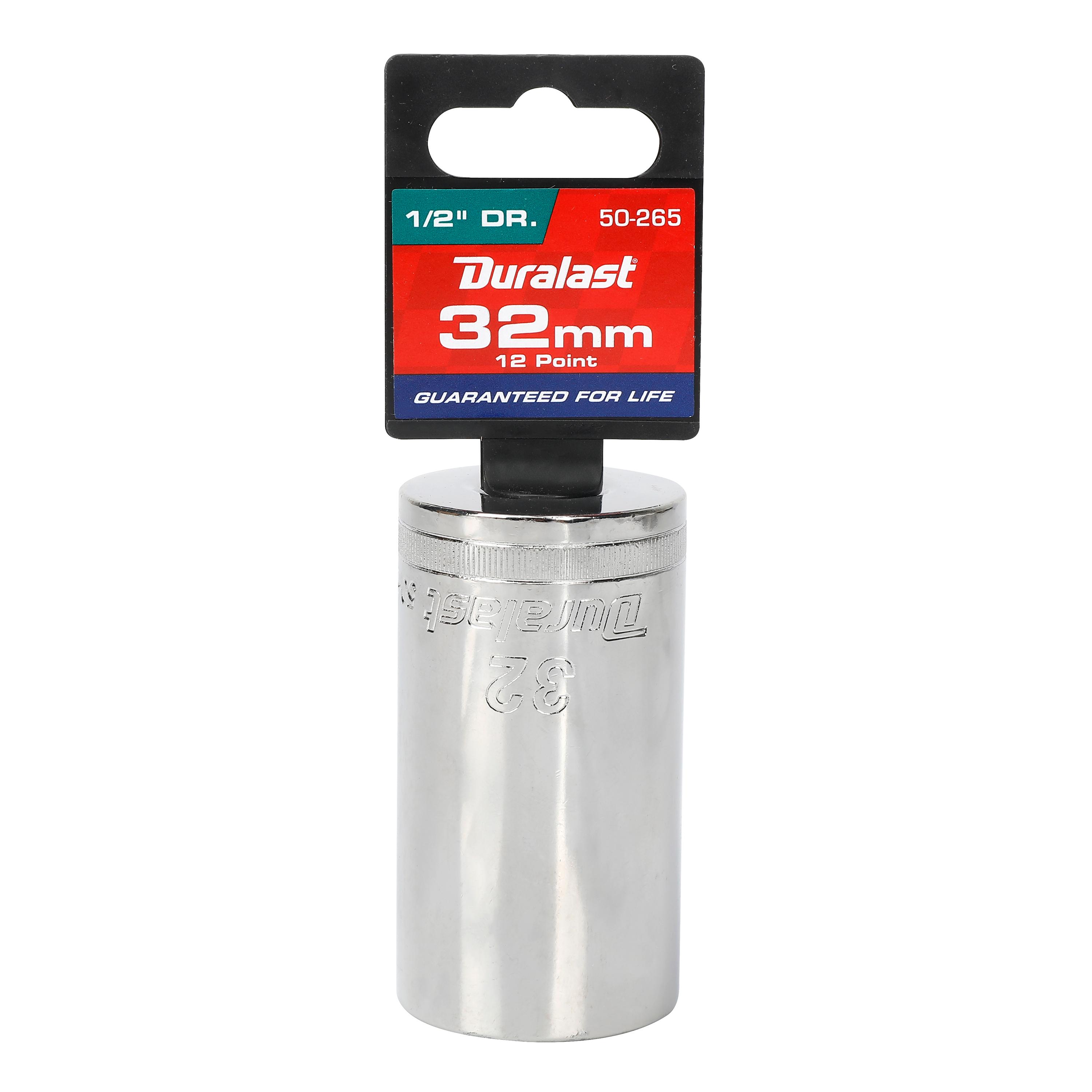 Duralast 1/2in Drive 32mm Deep Socket