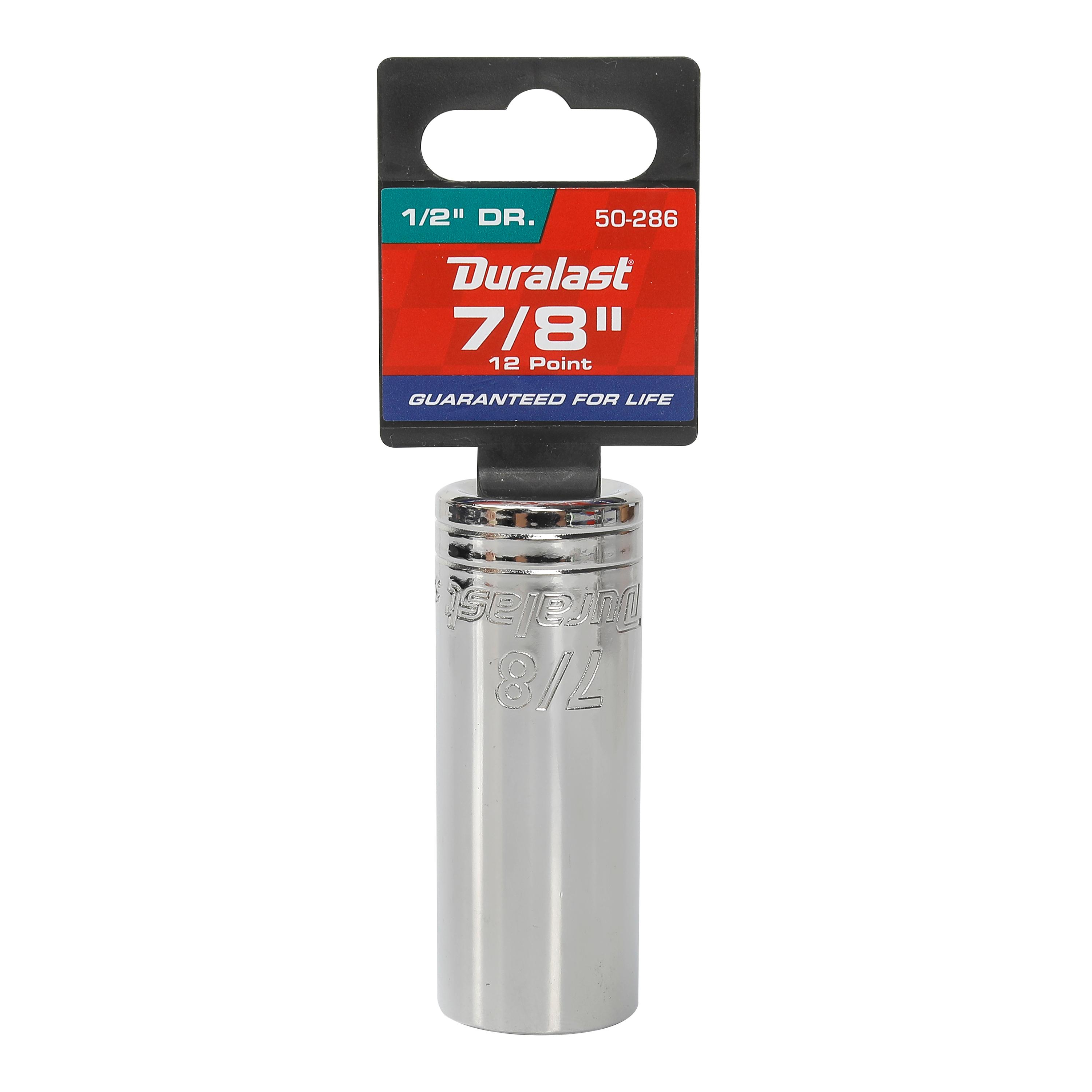 Duralast 1/2in Drive 7/8in Deep Socket