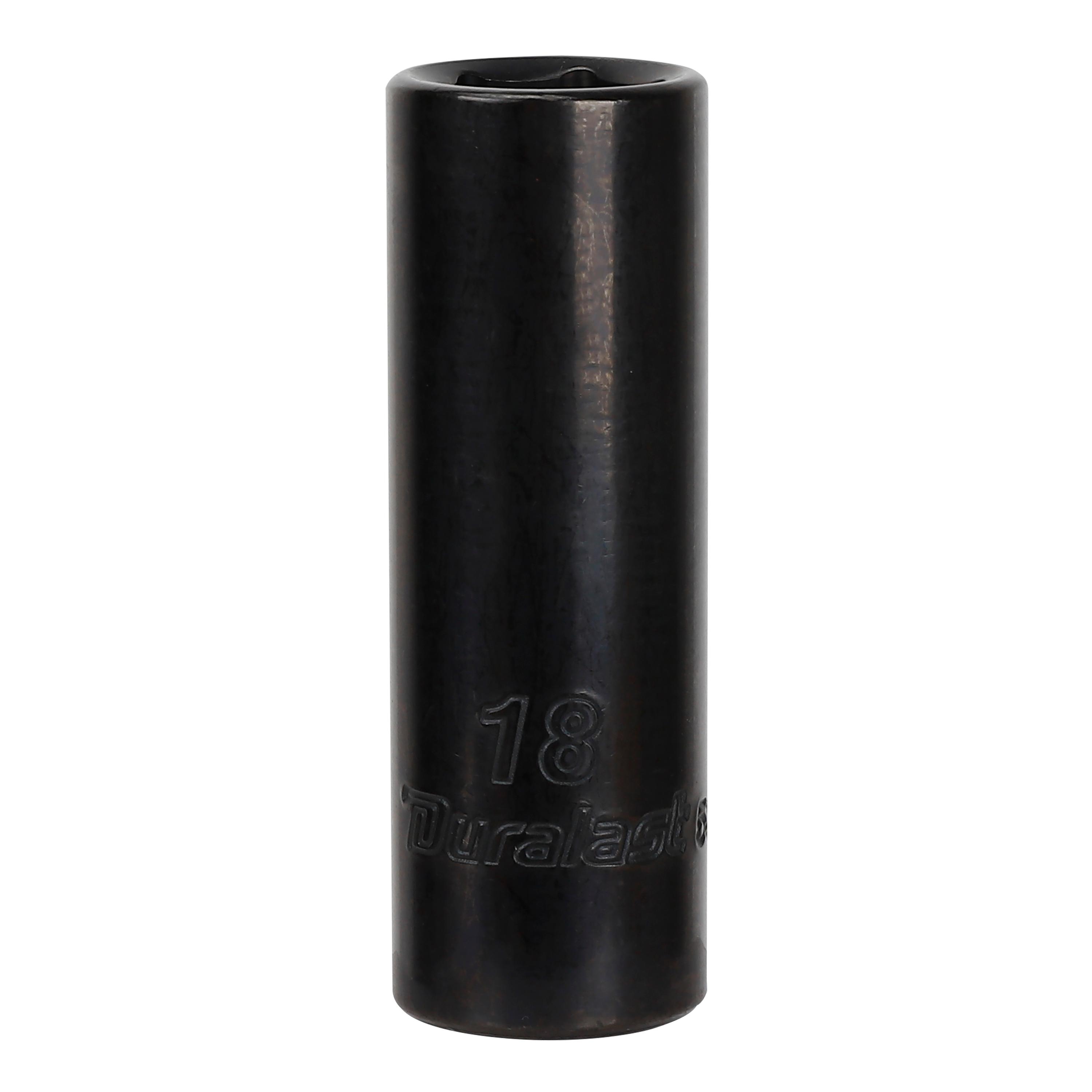 Duralast 1/2in Drive 18mm Deep Impact Socket