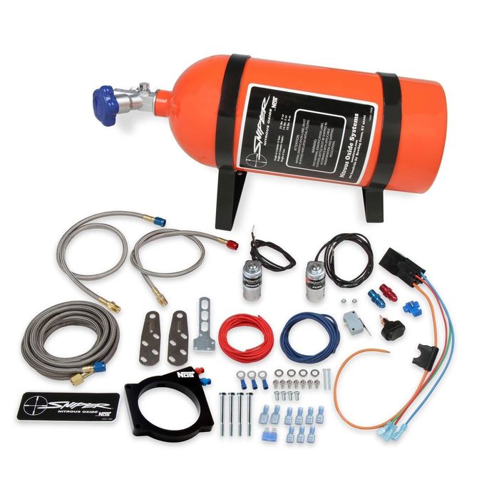 NOS/Nitrous Oxide System 90mm Sniper Wet EFI Nitrous Plate Kit