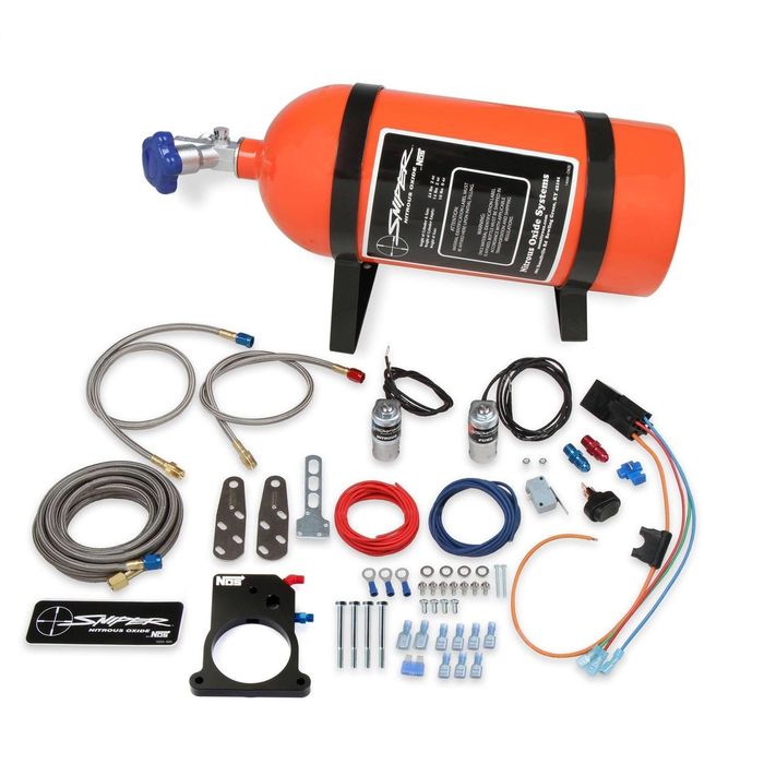 NOS/Nitrous Oxide System 80mm Sniper Wet EFI Nitrous Plate Kit