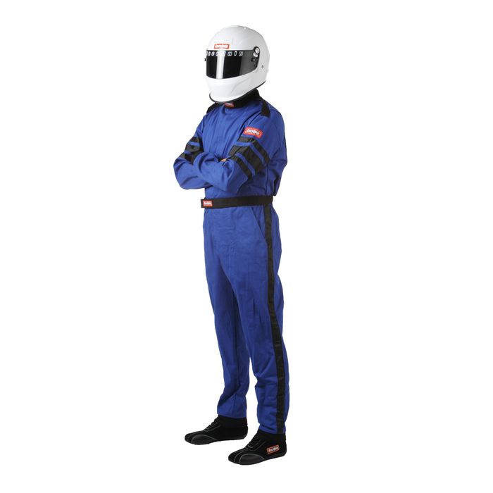 RaceQuip Blue Small One Piece Single Layer Fire Suit