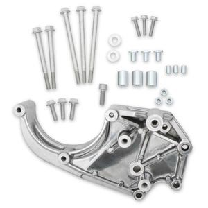 Holley Polished Finish GM LS A/C Accessory Drive Bracket Kit Bracket ...