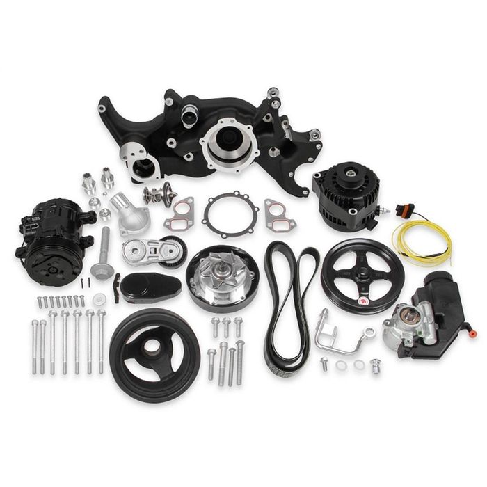 Holley Black LS Accessory Drive System Kit