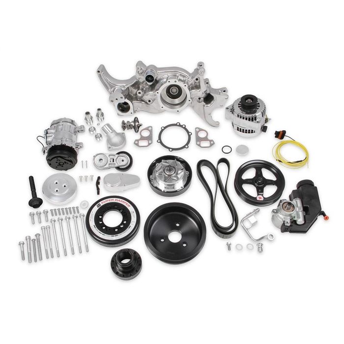 Holley LS Premium Mid-Mount Complete Accessory Drive Kit