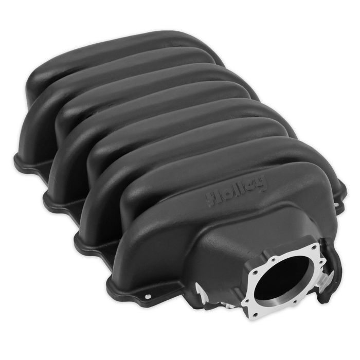 Holley Black Powder Coat Low-Profile Godzilla Intake Manifold