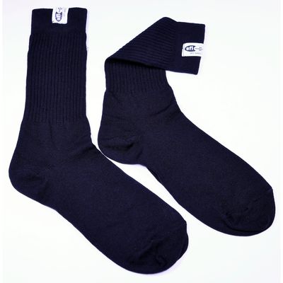 RaceQuip Black Medium Fire Retardant Socks