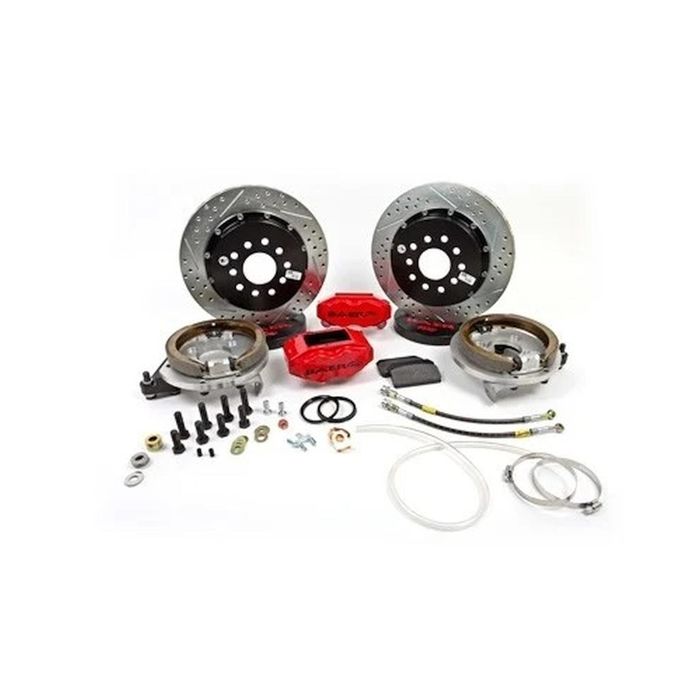 Baer Brake Systems 13in Red SDZ SS4+ Rear Brake Kit
