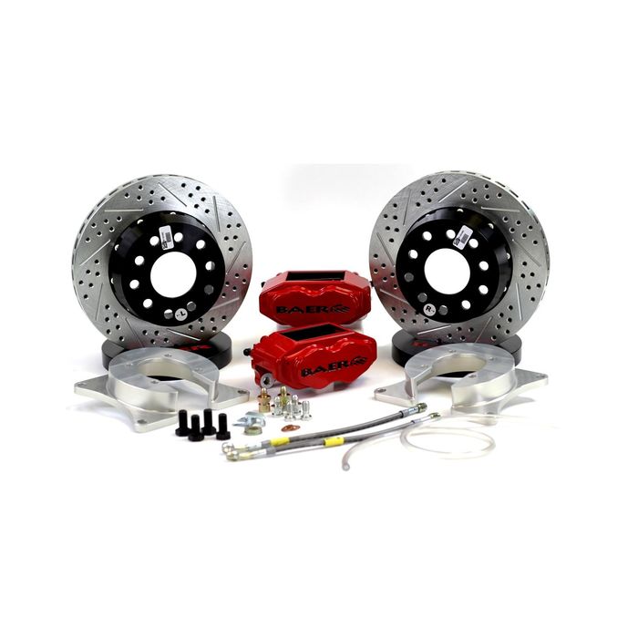 Baer Brake Systems 11in Red SDZ SS4+ Rear Brake Kit