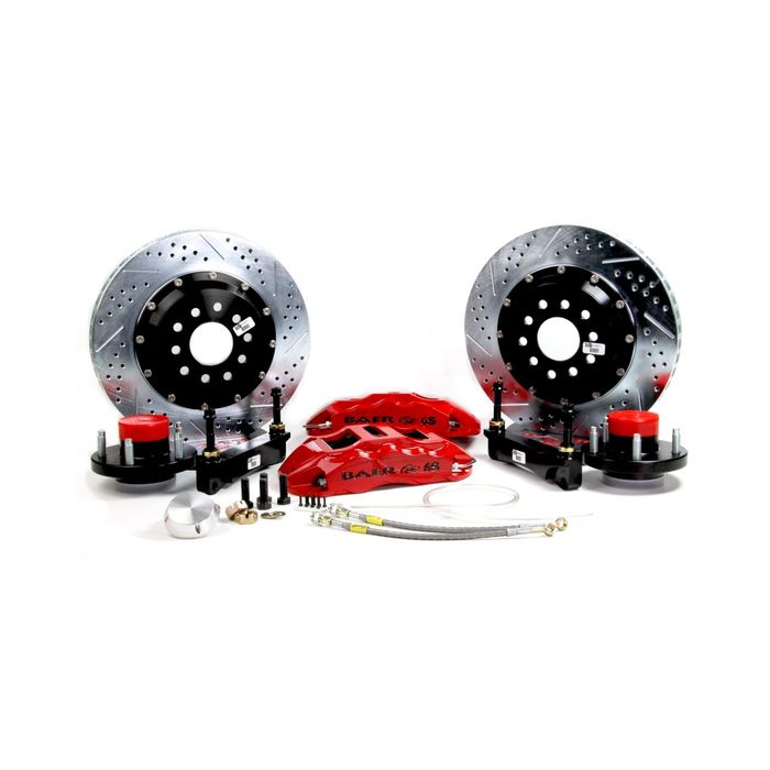 Baer Brake Systems 14in Red Extreme+ Front Brake Kit