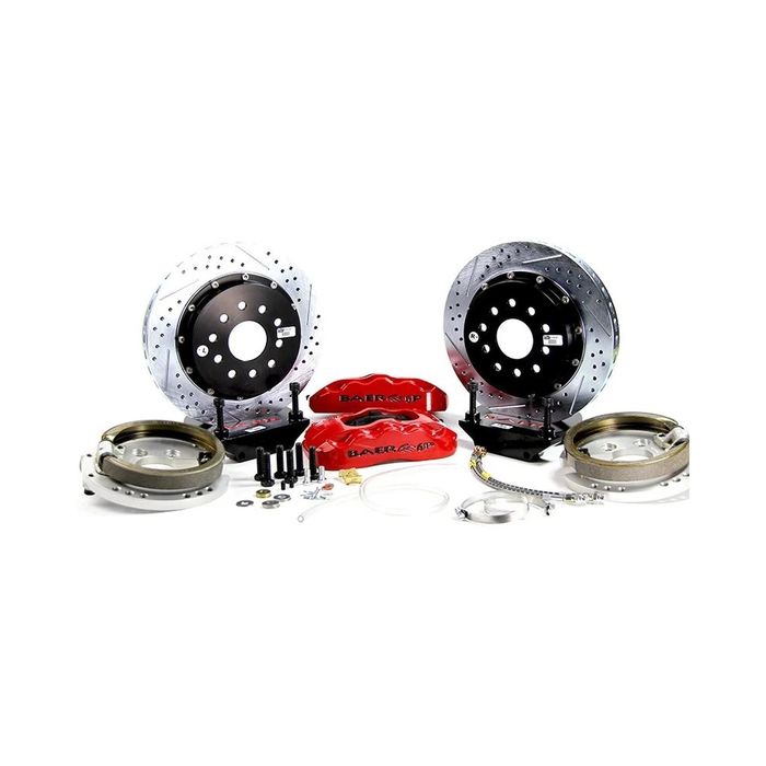 Baer Brake Systems 14in Red Pro+ Rear Brake Kit