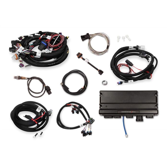 Holley EFI Terminator X Stealth Shiny 4150 Fuel Injection System for LS ...
