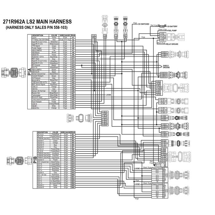 Holley EFI HP EFI ECU and Harness Kit