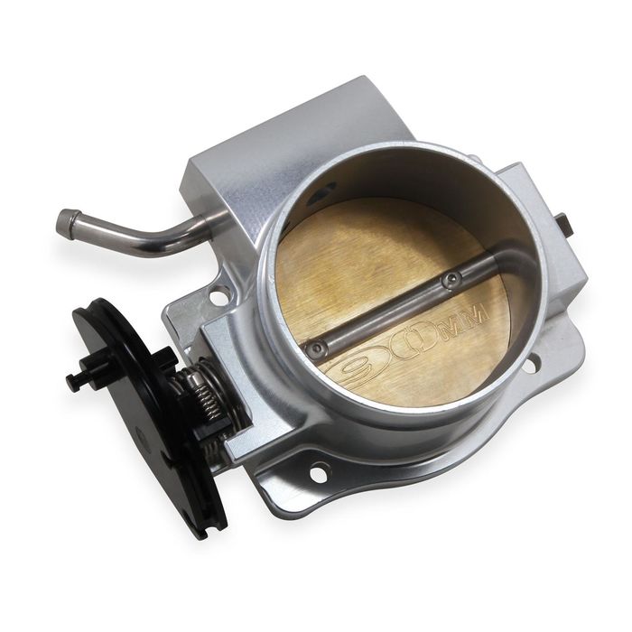 Holley Sniper EFI 90mm Throttle Body with Sniper EFI Logo Silver for ...