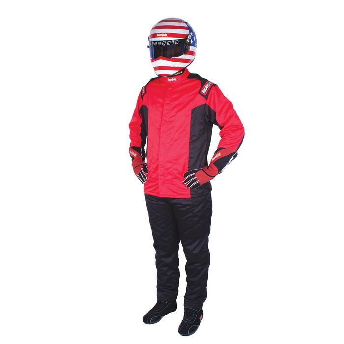 RaceQuip Red Large Nomex Multi Layer Fire Suit Jacket
