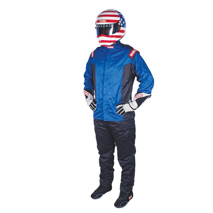 RaceQuip Blue Large Nomex Multi Layer Fire Suit Jacket