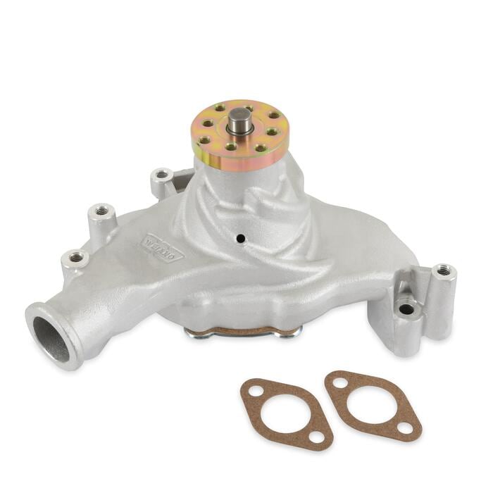 Weiand Satin Finish Big Block Long Action +Plus Water Pump