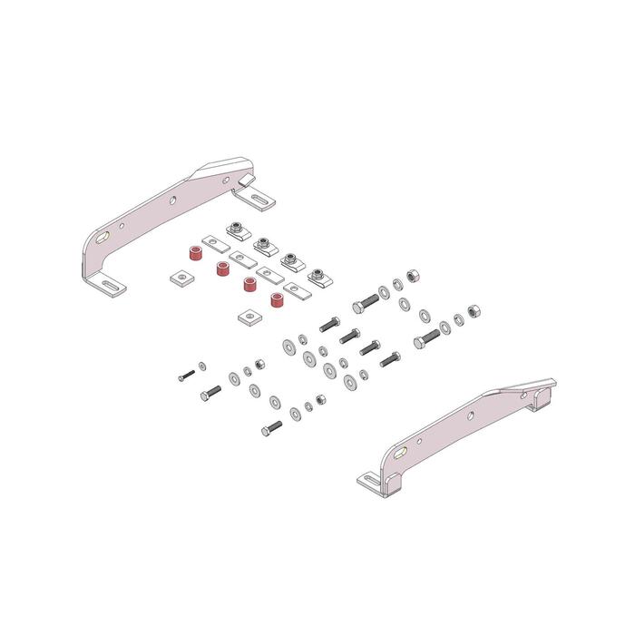 Husky Towing Bracket, Bolt-On, Drilling Required, 2 Piece