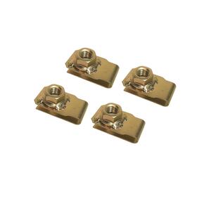 Husky Towing 5/8in Clip-On Nut Service Kit For Husky 4 Bolt Rails, Set of 4