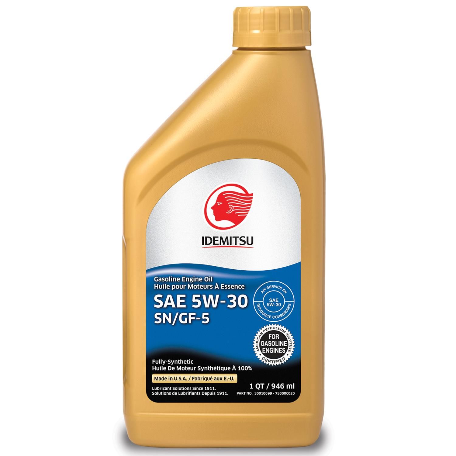 Idemitsu Engine Oil Full Synthetic 5W-30 1 Quart