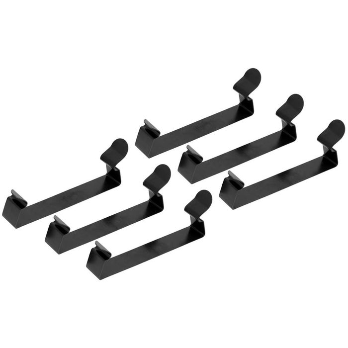 K&N High Performance Black Spring Clip 6 Piece