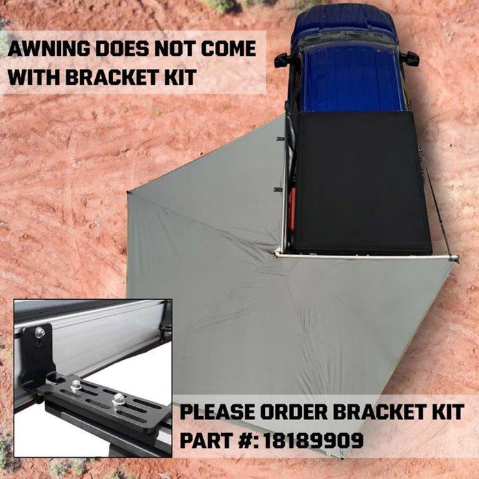 Overland Vehicle Systems Awning Clamp for Use with Nomadic 270 LT Awning