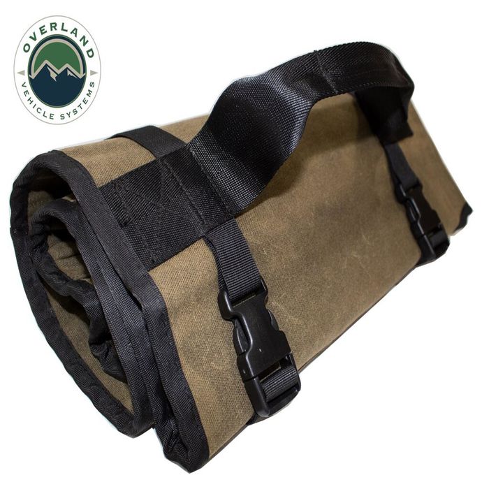 Overland Vehicle Systems Brown Utility Roll with Canvas, Velcro, and ...
