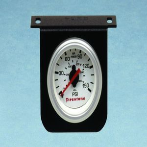 Firestone Ride-Rite White Face 0-150 PSI Analog Display Pressure Gauge